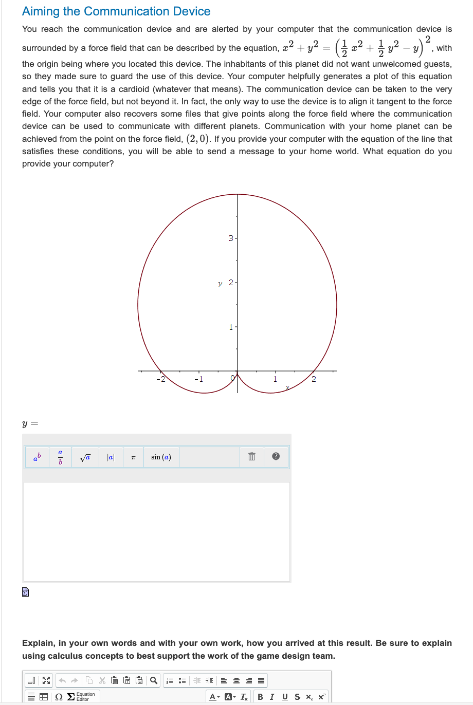 Solved Aiming the Communication Device You reach the | Chegg.com