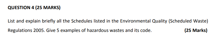 List and explain briefly all the Schedules listed in | Chegg.com