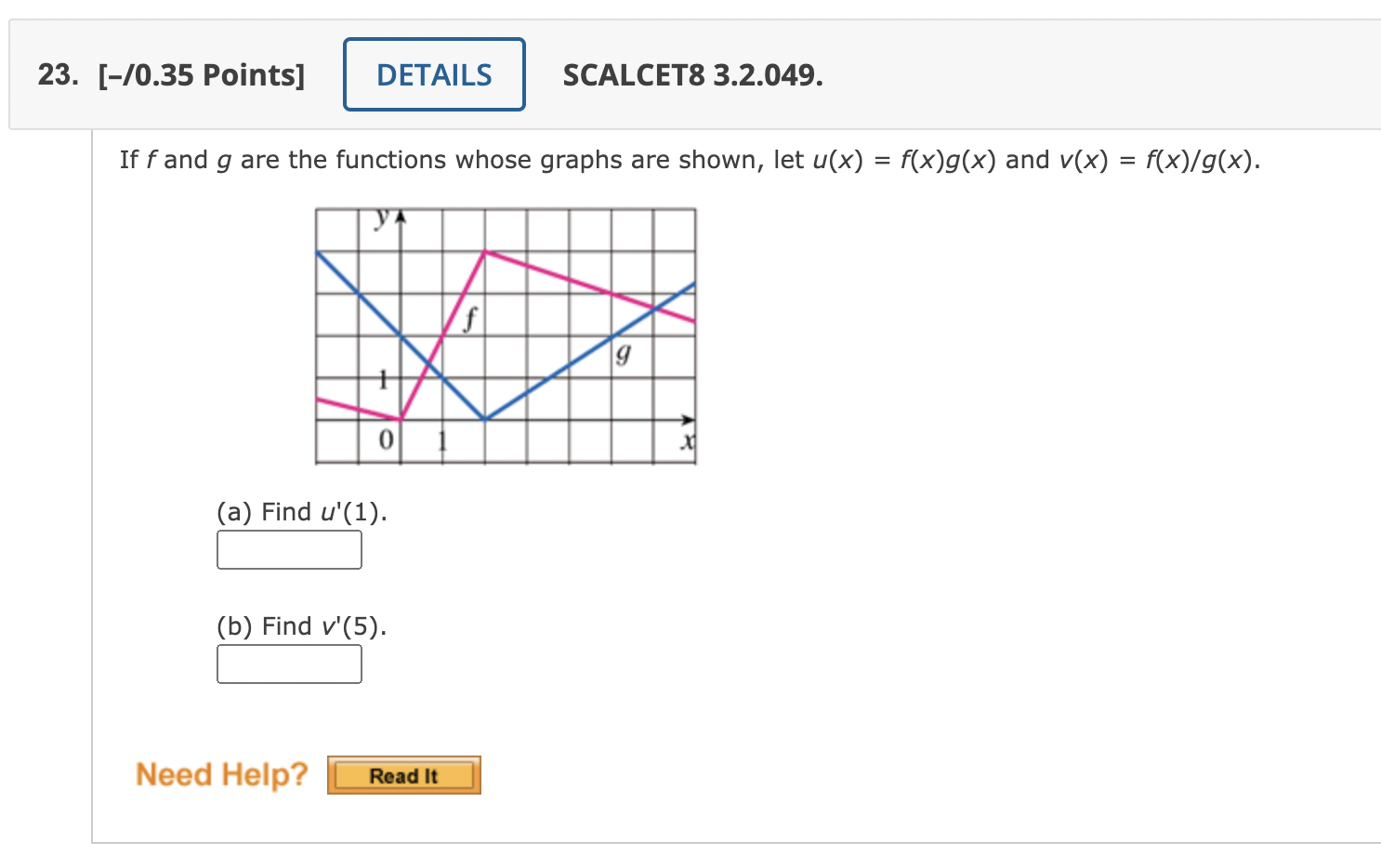 Solved 21. [-70.35 Points] DETAILS SCALCET8 3.2.043. Suppose | Chegg.com