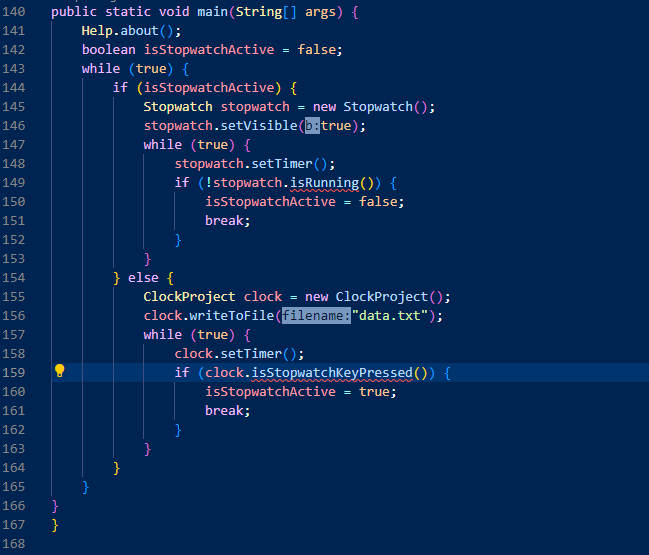 Can you help me fix my code? Why doesn't the Clock | Chegg.com