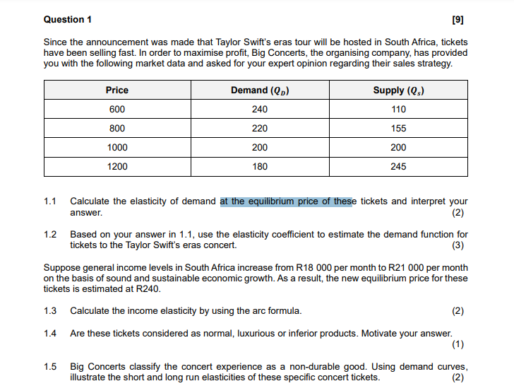 Solved Question 1 ﻿Question 2Pitso, a second-year student at | Chegg.com