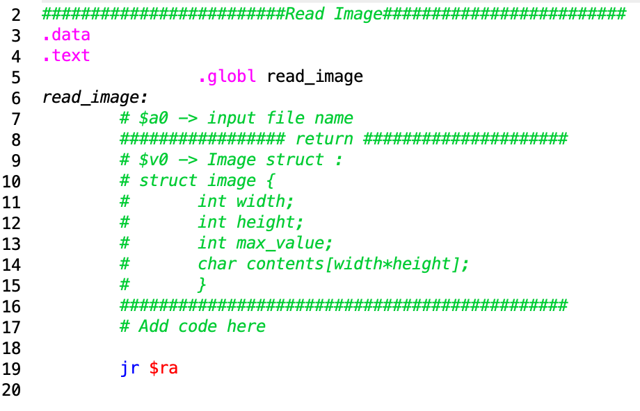 2 Reading and writing an Image (20 marks) From this | Chegg.com