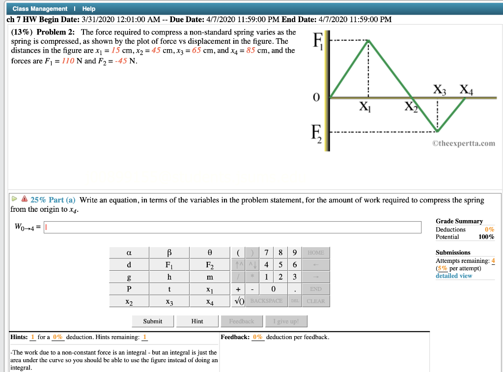 Solved Class Management | Help ch 7 HW Begin Date: 3/31/2020 | Chegg.com