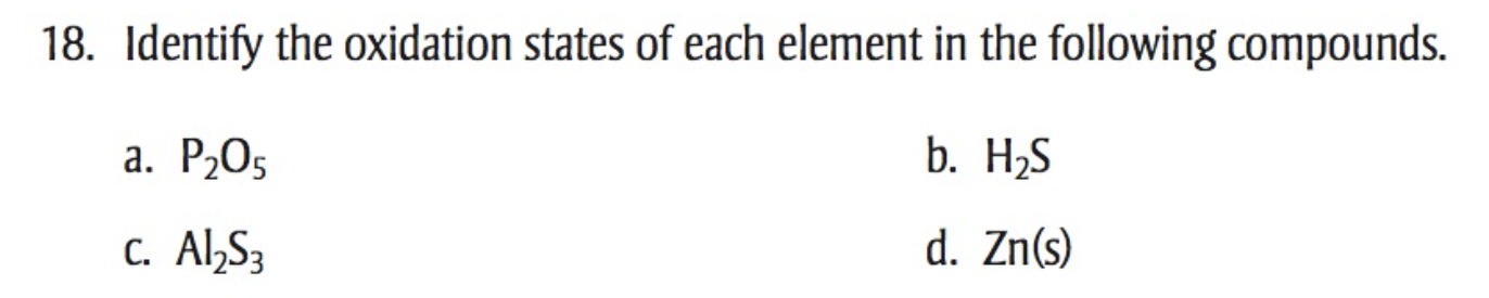 Solved In the following reaction, identify the element being | Chegg.com