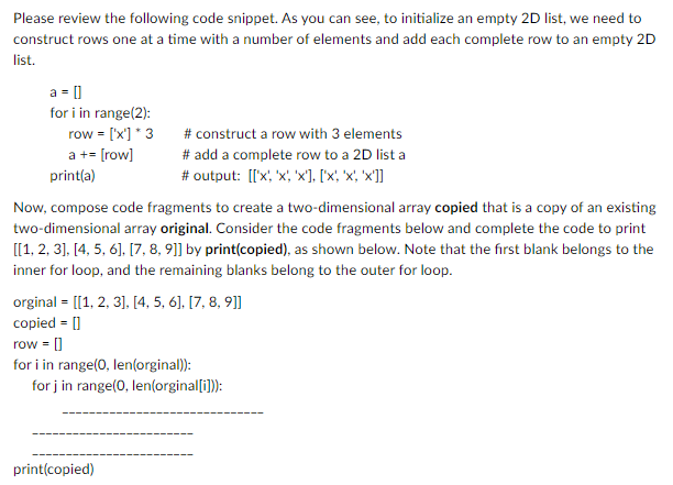 Solved Please review the following code snippet. As you can | Chegg.com