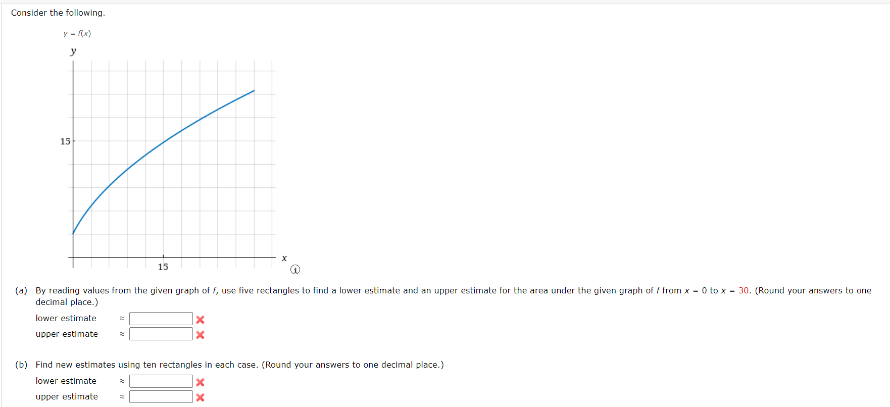 Consider the following. decimal place.) lower | Chegg.com