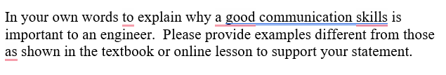 Solved In your own words to explain why a good communication | Chegg.com