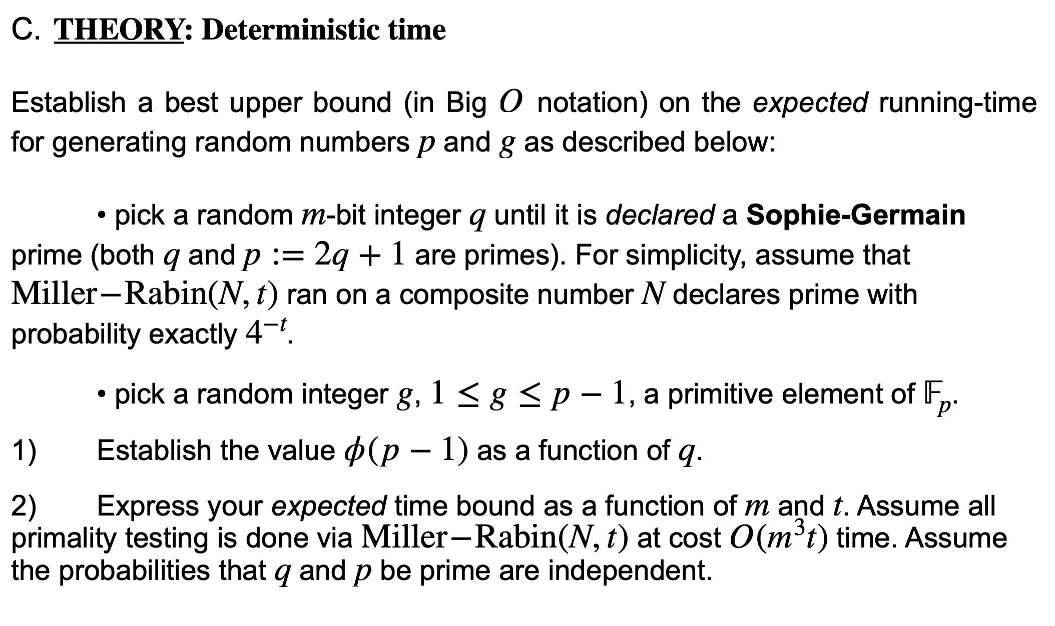 Establish a best upper bound (in Big O notation) on | Chegg.com