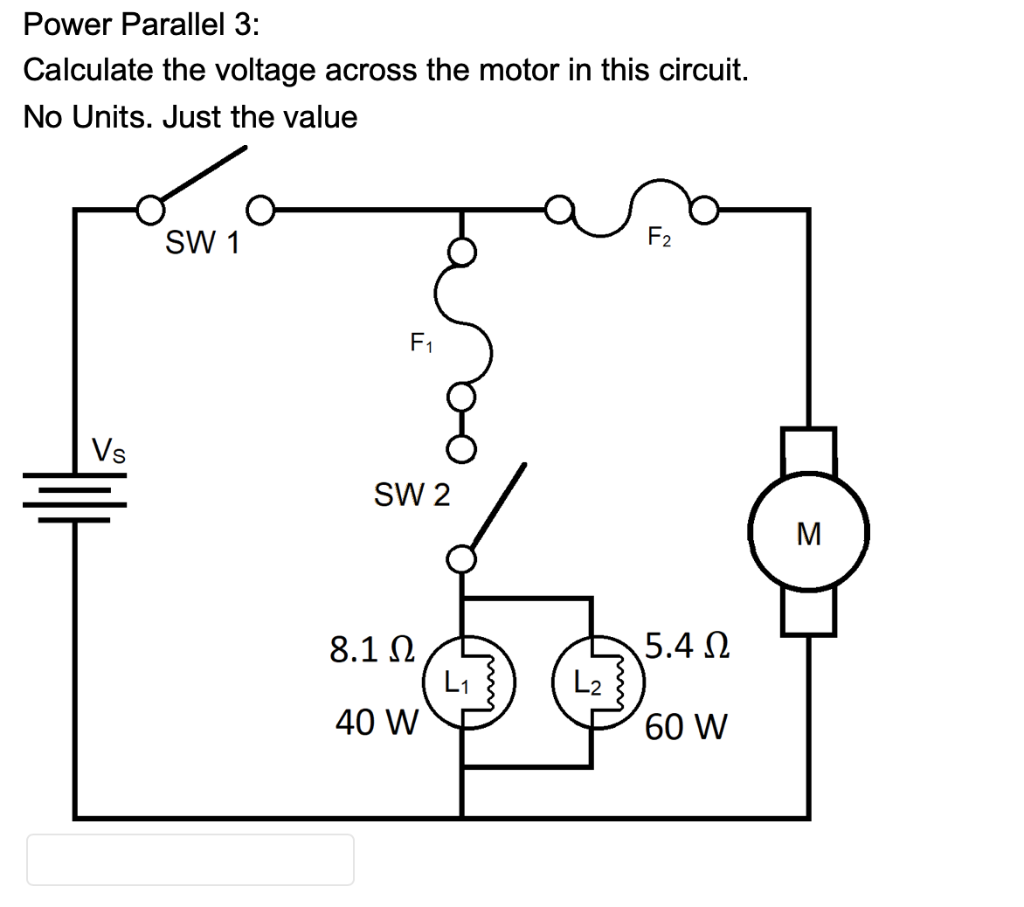 Solved Power Parallel 3: Calculate the voltage across the | Chegg.com