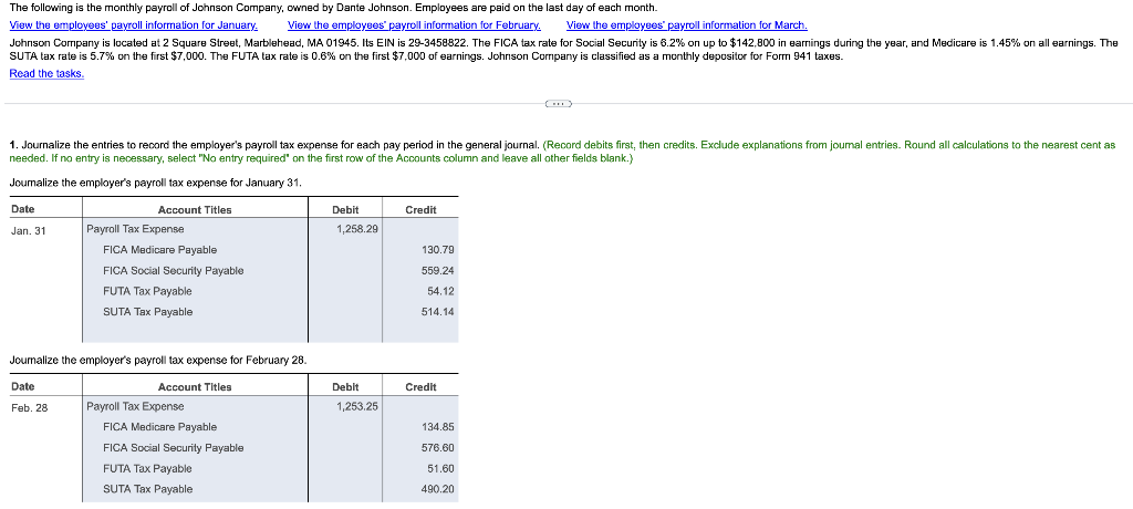 Solved Journalize entries for the payment of each tax | Chegg.com