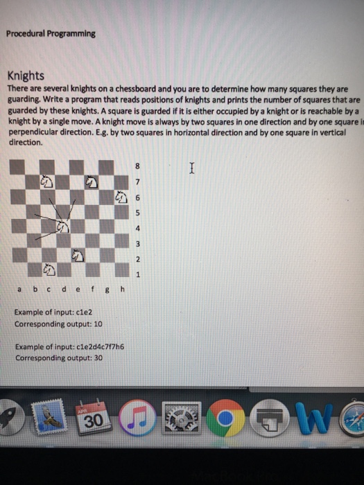 Solved Knights There are several knights on a chessboard and | Chegg.com