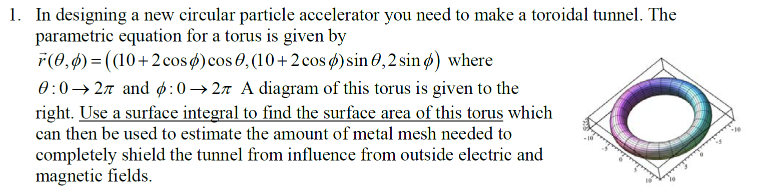 Solved 1. In designing a new circular particle accelerator | Chegg.com