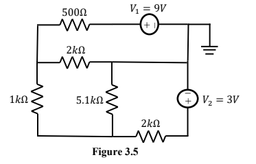 Solved Show how to solve for the voltage drop accross the 1K | Chegg.com