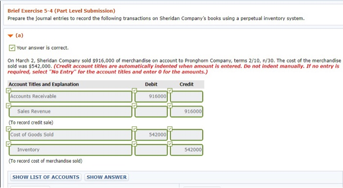 Solved Brief Exercise 5-4 (Part Level Submission) Prepare | Chegg.com