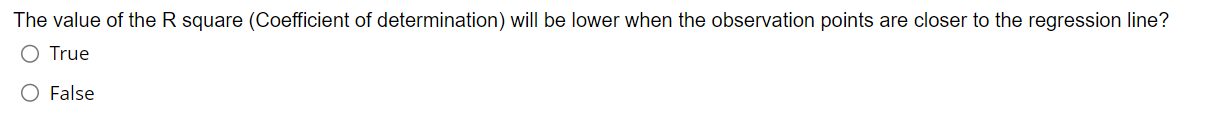 Solved Python: The value of the R square (Coefficient of | Chegg.com