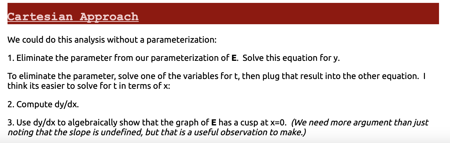 Cartesian Approach We could do this analysis without | Chegg.com