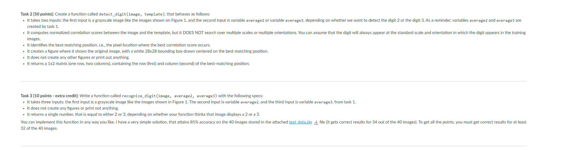 Assignment Instructions Figure 1. Example images on | Chegg.com