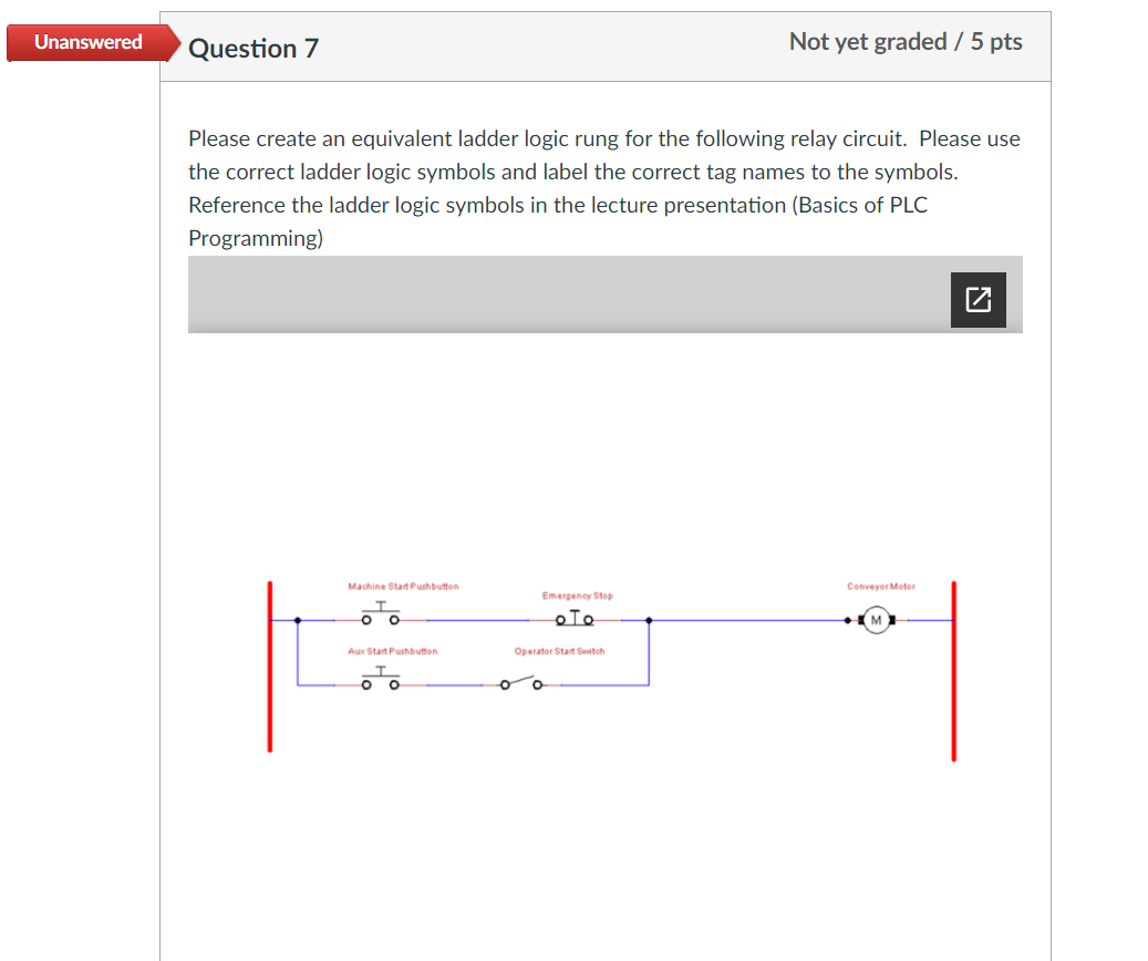 Solved Unanswered Question 7 Not yet graded / 5 pts Please | Chegg.com