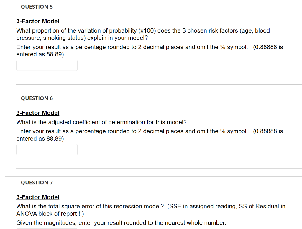 3-Factor Model What is b1 in your results? (The age | Chegg.com