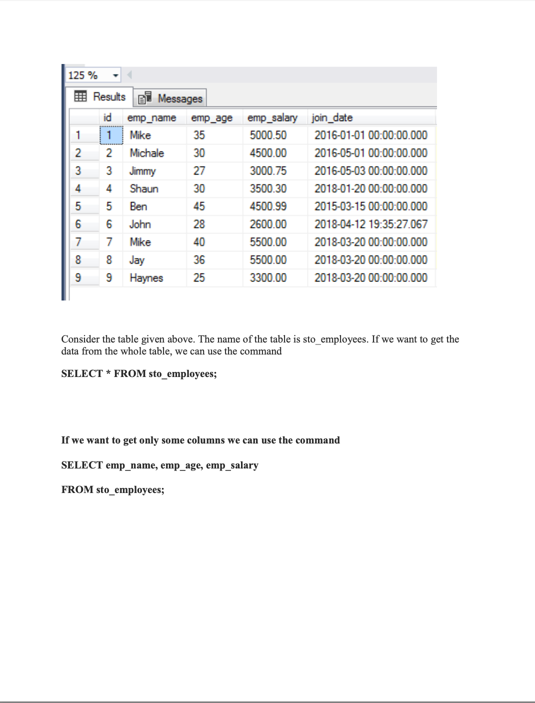 1. To create a database, use the command, CREATE | Chegg.com
