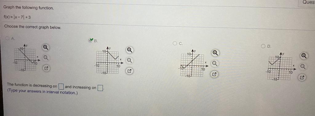 Solved The answer is B. My question is "The function is | Chegg.com
