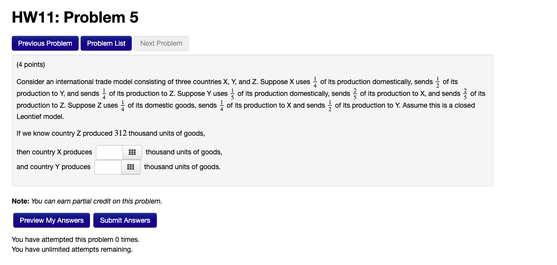 Solved HW11: Problem 5 Previous Problem Problem List Next | Chegg.com
