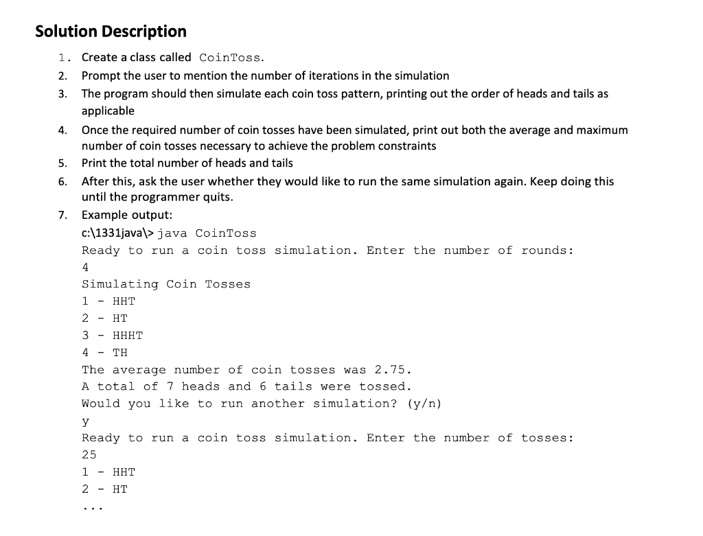 Solved olution Description 1. Create a class called | Chegg.com