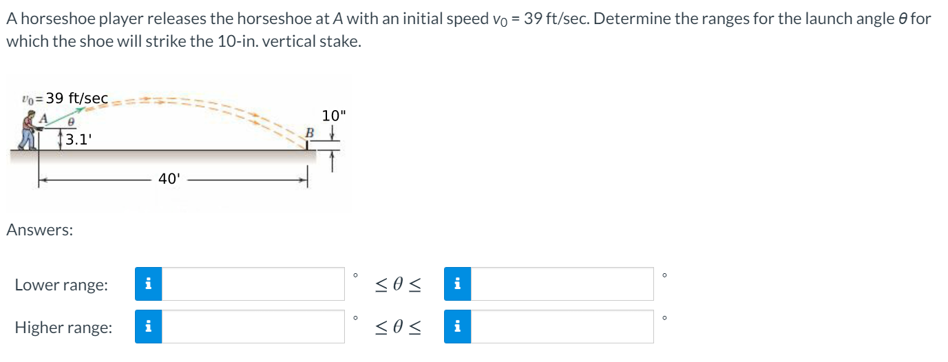 Solved A rock is thrown horizontally from a tower at A and | Chegg.com