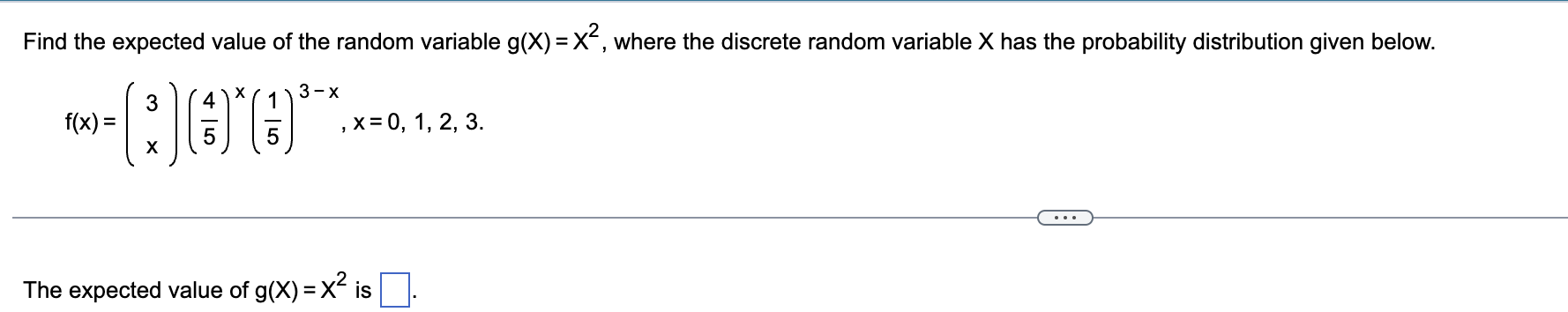 Solved Find the expected value of the random variable | Chegg.com