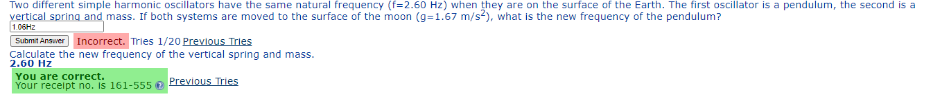 Solved Two different simple harmonic oscillators have the | Chegg.com