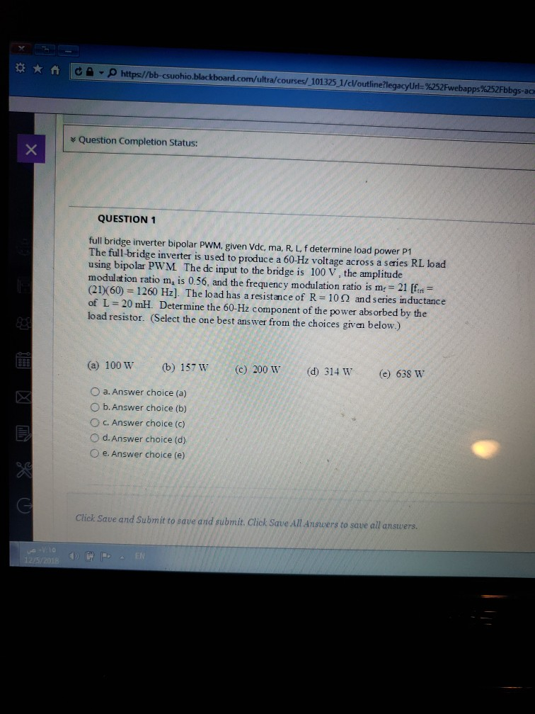 Solved e ρ https://bb csuohio blackboard com | Chegg.com