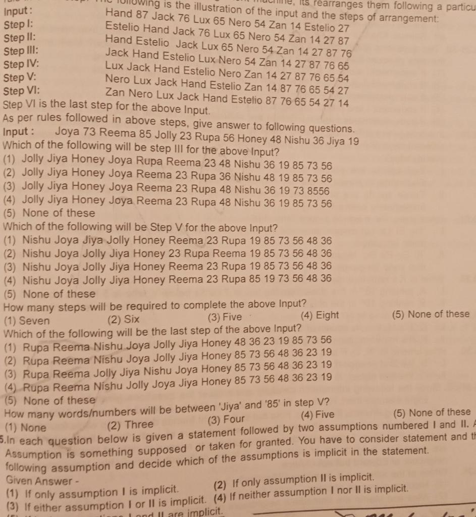 Solved Input: Hand 87 is the illustration of the input and | Chegg.com