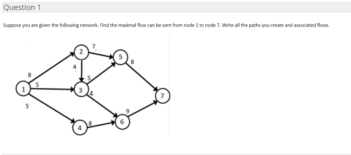 Solved Question 1 Suppose you are given the following | Chegg.com