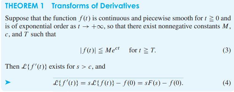 Solved Suppose that the function f(t) is continuous and | Chegg.com