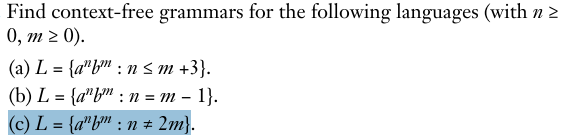 Solved Find context-free grammars for the following | Chegg.com