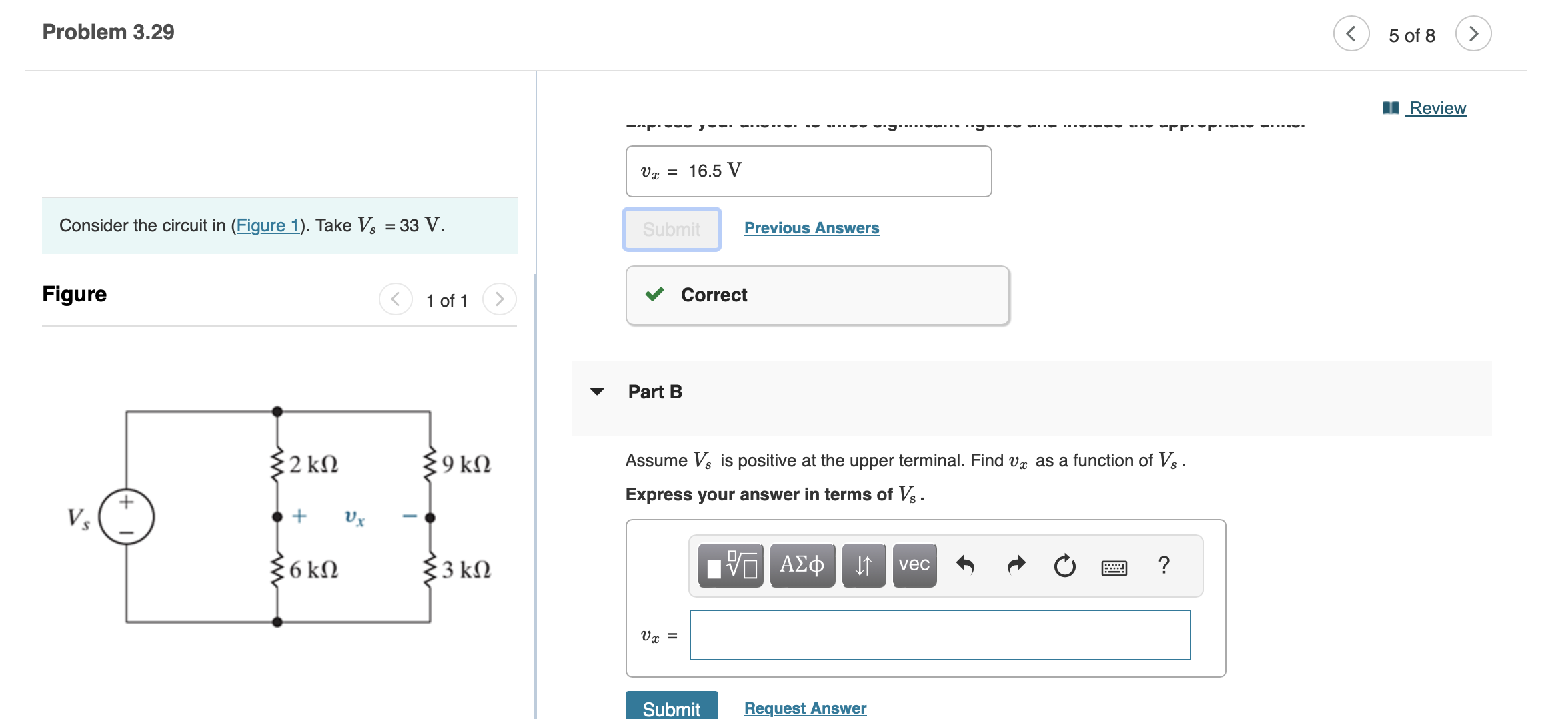 Solved Consider the circuit in (Figure 1). ﻿Take | Chegg.com