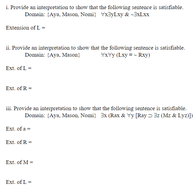 i. Provide an interpretation to show that the | Chegg.com