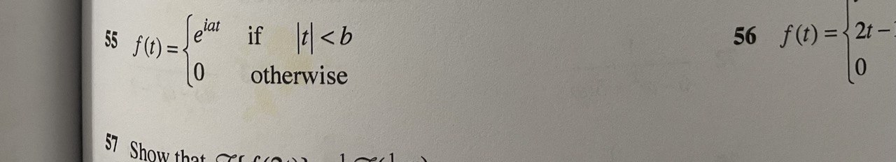 Solved Find the fourier transform pair for the given | Chegg.com