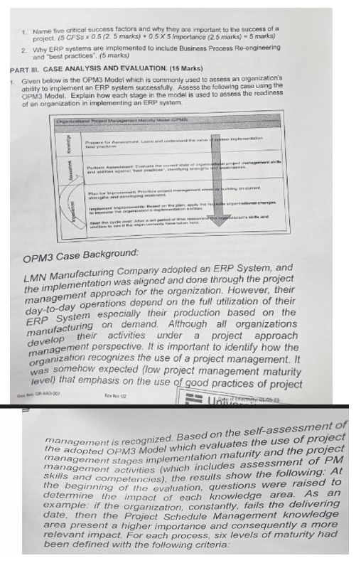Solved management is recognized. Based on the | Chegg.com