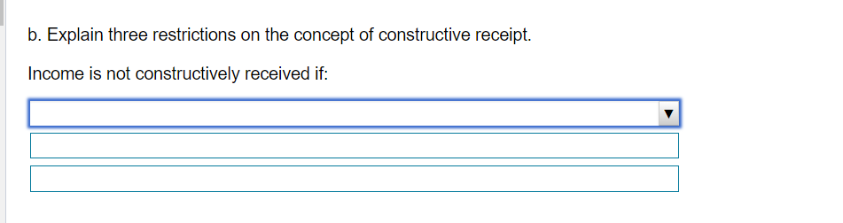 Solved b. ﻿Explain three restrictions on the concept of | Chegg.com
