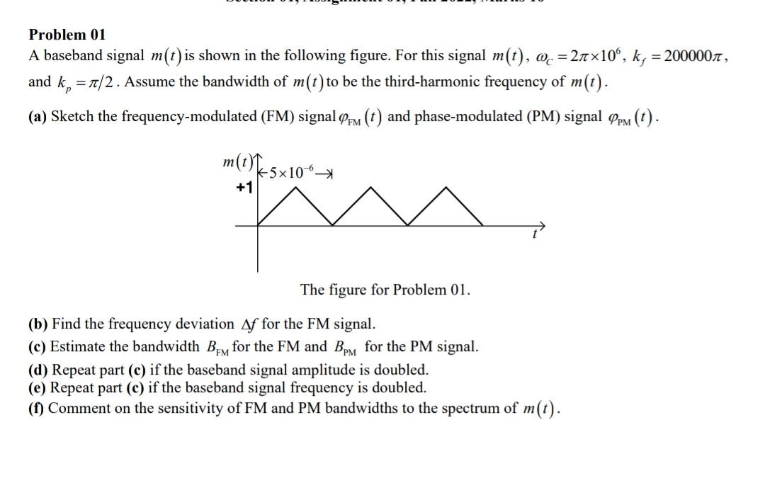 Please provide solution :-- A baseband | Chegg.com