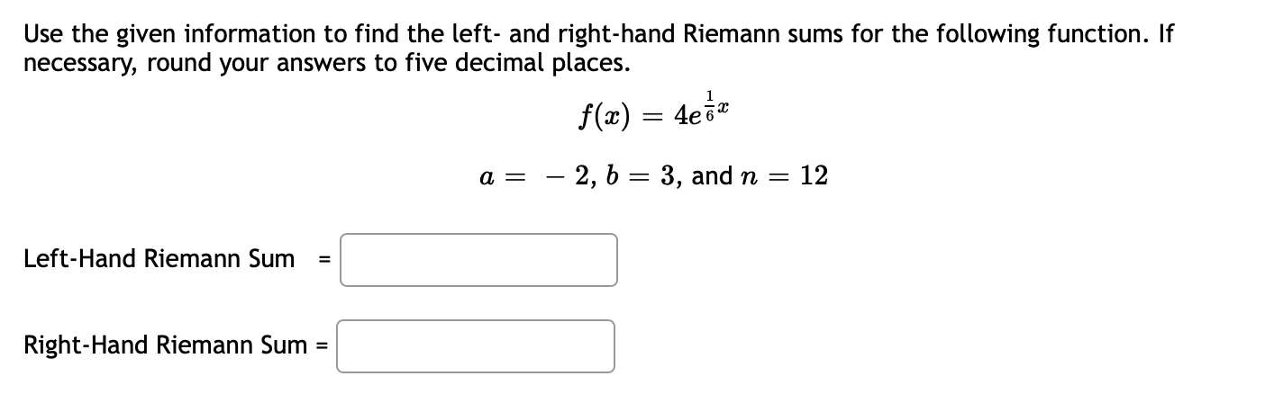 Solved Use the given information to find the left- and | Chegg.com