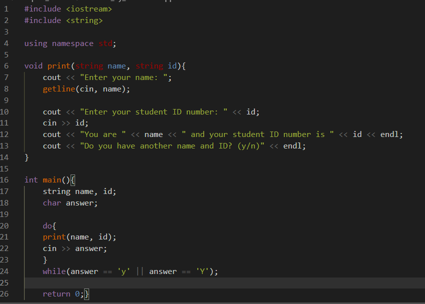Solved getline(); is ignored the second time it's called in | Chegg.com