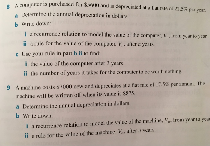 Solved How to finish find the value of an asset after flat | Chegg.com