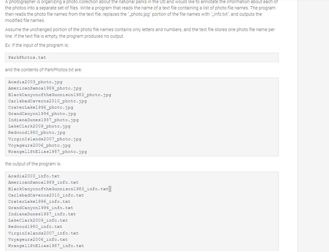 Solved import java.util.Scanner; import java.io. | Chegg.com