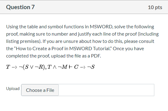 Solved Question 7 10 pts Using the table and symbol | Chegg.com