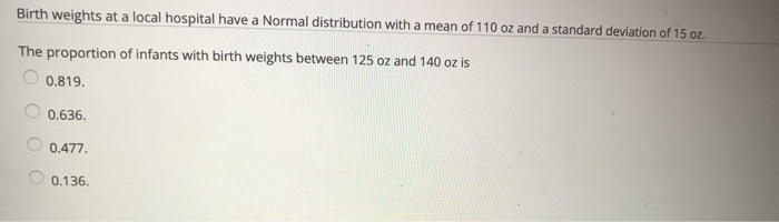 Solved Use the following to answer Questions 8 &9. Birth | Chegg.com