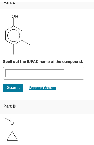 Solved Part A но Spe A five-vertex ring, with an OH group | Chegg.com