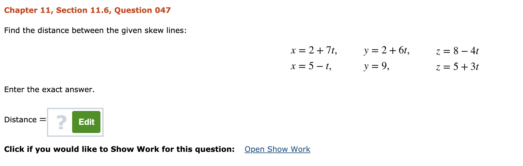 Solved Let L1 and L2 be the lines whose parametric equations | Chegg.com