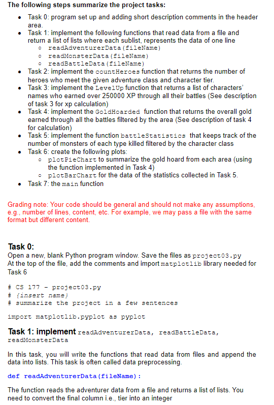 Solved Data Processing and Visualization Using Files, Lists, | Chegg.com